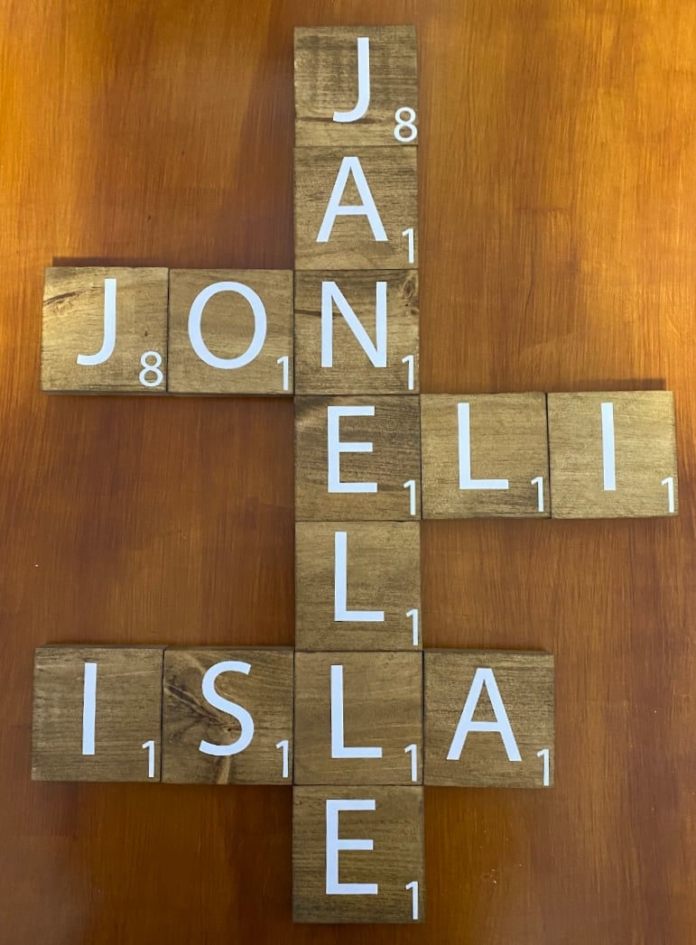 Spell It Out in Style! Personalized Scrabble Tile Wall Art - $4 Per ...
