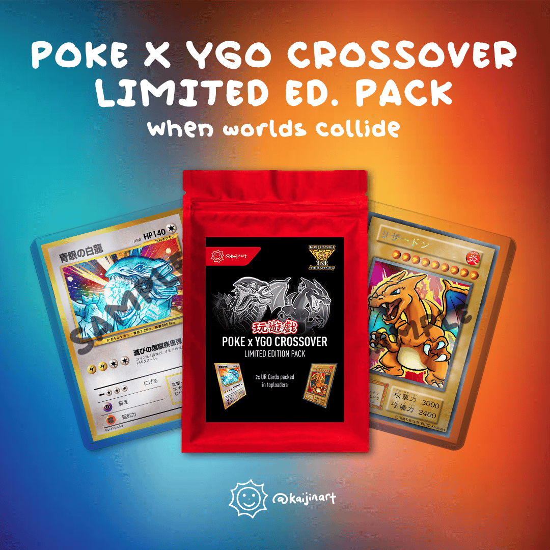 Poke x YGO Crossover Limited Ed. Pack | KaijinArt