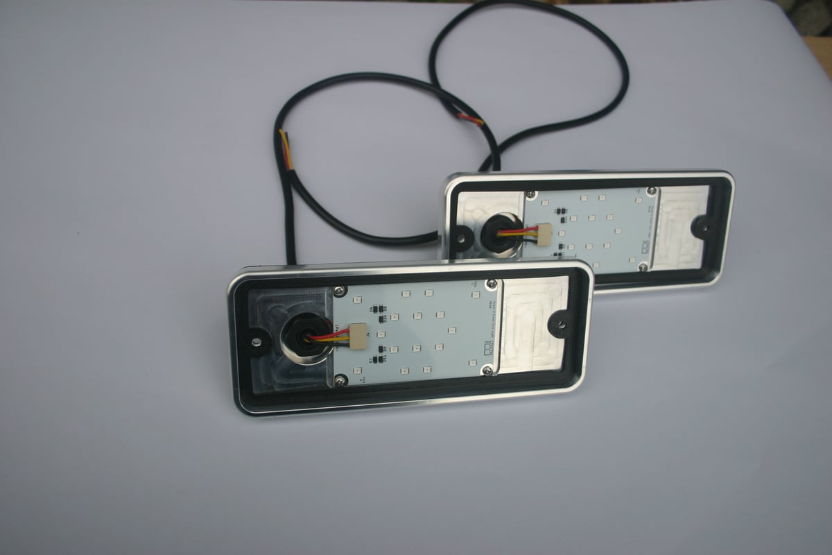 Scout II 77-79 LED Front Turn Signals in Aluminum Housing | Classic ...