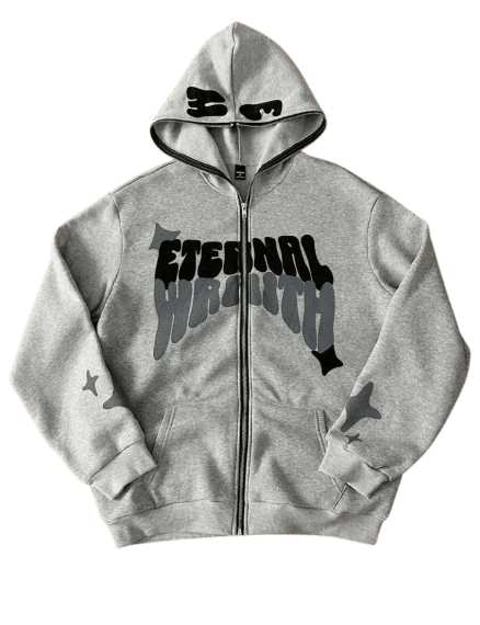 Eternal Wraith Hoodie Grey/Black | EternalWraithOfficial