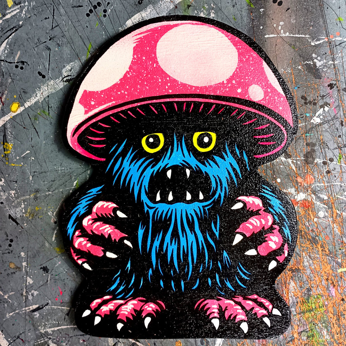 Mush Monster "Blue Monster" #1 of 6 | Blue Monster Art