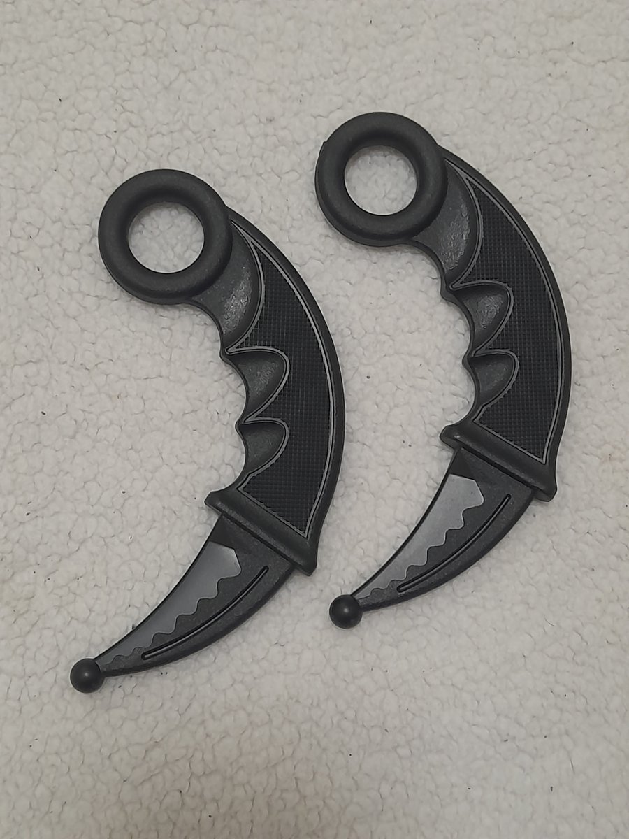 ONE PAIR - Polypropylene Training Karambit Knife with Safe Rounded Tip ...