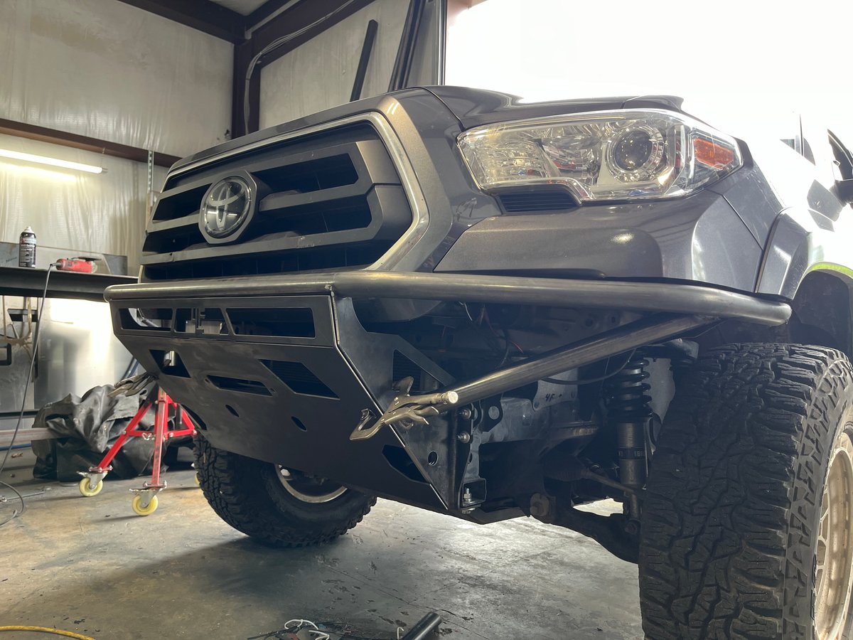 3G (16-23) Tacoma front hybrid winch bumper | 4Lo Fabrication LLC