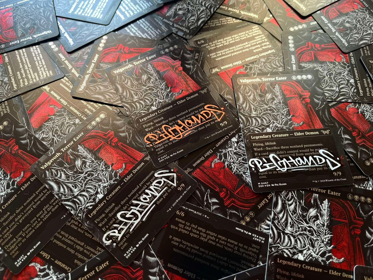 Pig Hands — Valgavoth Terror Eater signed textured AP