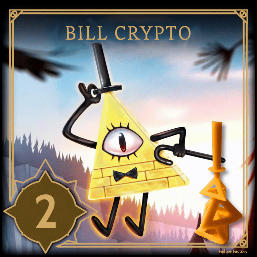 Bill Crypto (Souvenirs de Gravity Falls) | phantomstoryshop