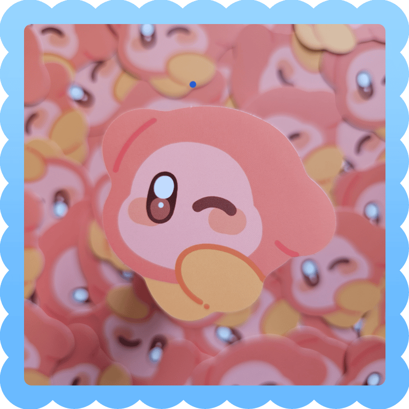 waddle dee dee ️ waterproof vinyl sticker | jeanini's art shop