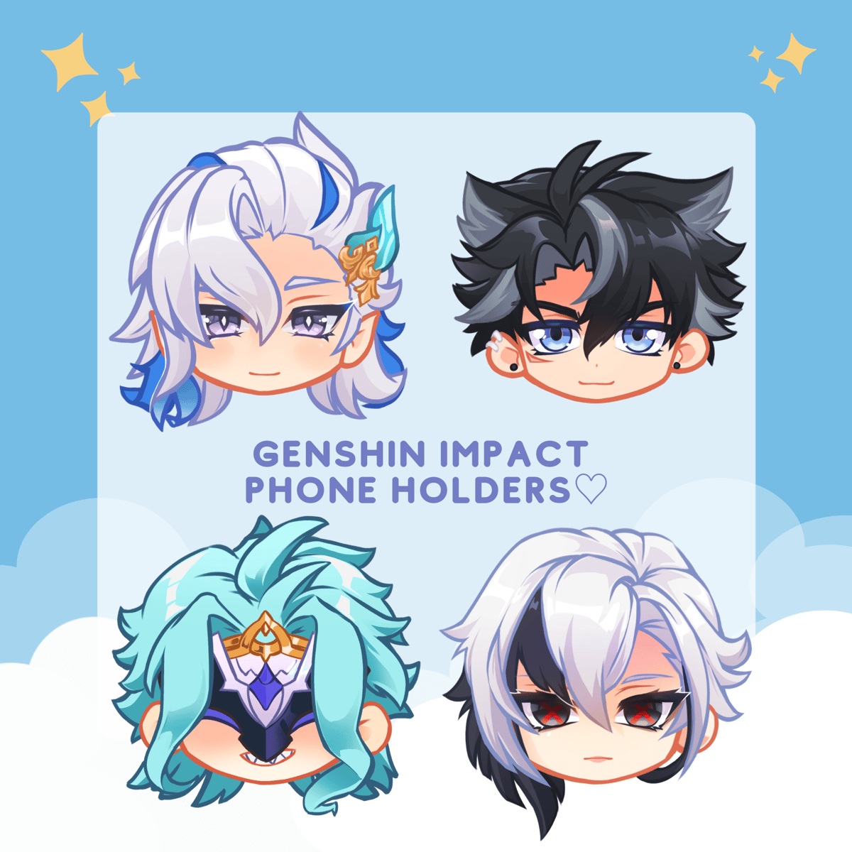 Genshin Impact Phone Holders | Letsfracturethings