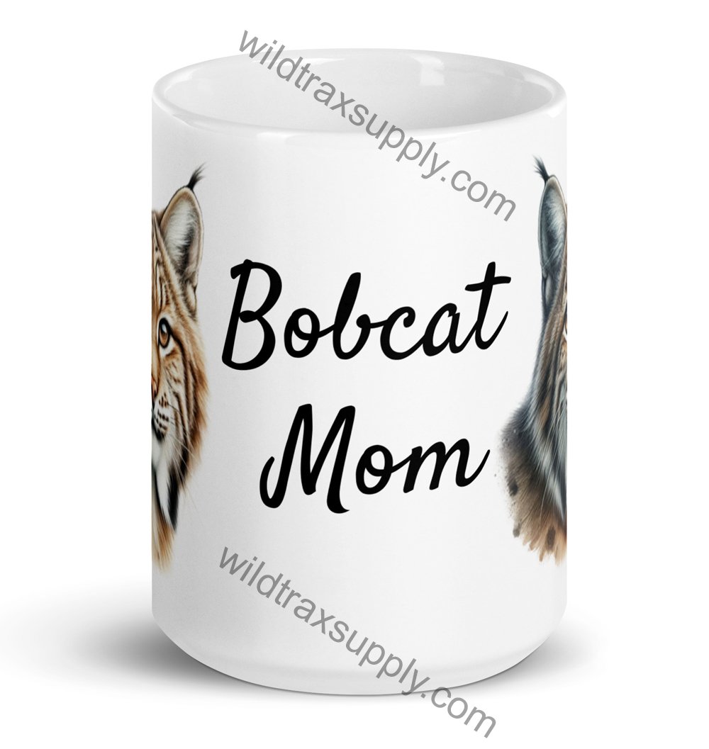 "Bobcat Mom" Ceramic coffee mug 15 oz | Wildtrax Supply