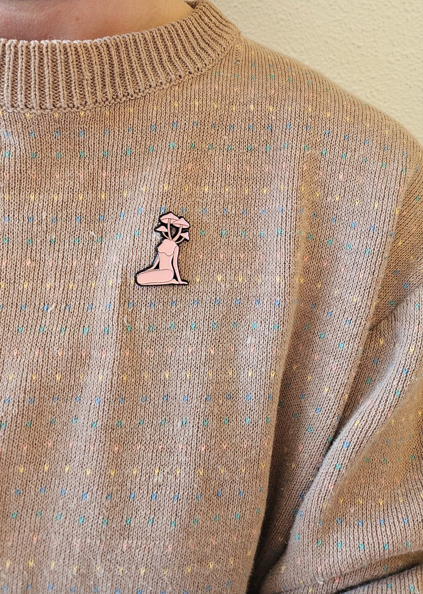 Mushroom Lady Lapel Pin | To Xena