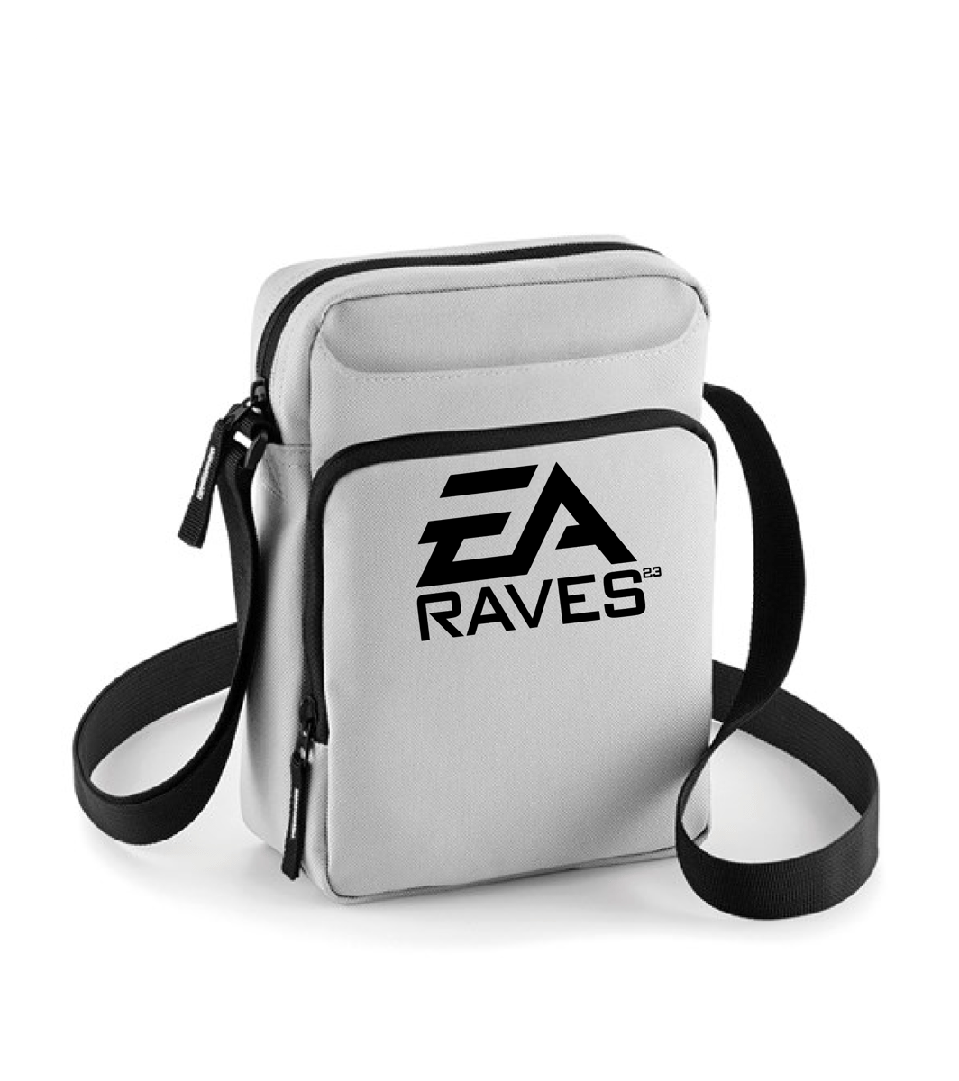 EA-GARMS — EA RAVES GREY ACROSS BODY CREW BAG