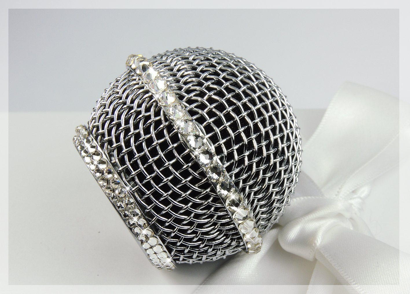 Chromed and Coloured Microphone Grilles | Crystalskins