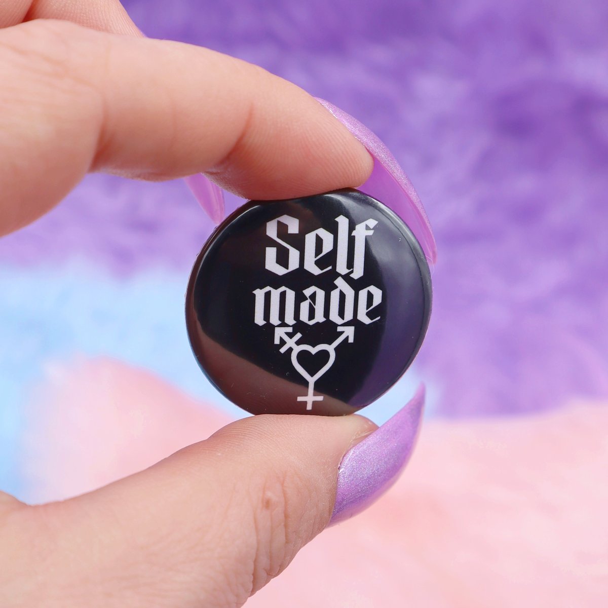 Self Made Button Badge | Abprallen