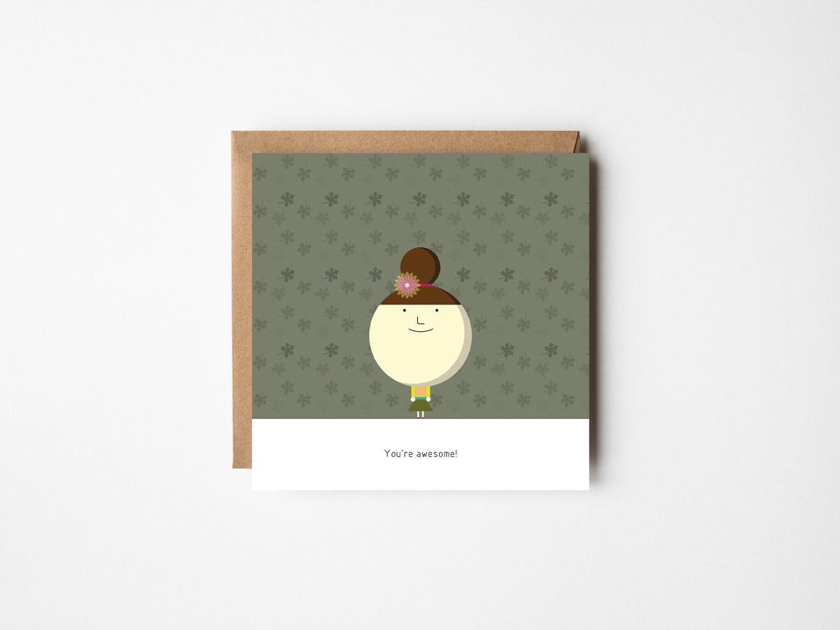 Moon Head Cards | PAPERDUCK