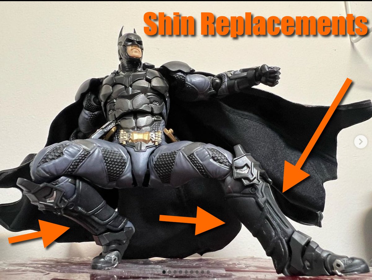 Set of Yamaguchi Arkham Batman Leg Extenders | SlowShipCustoms