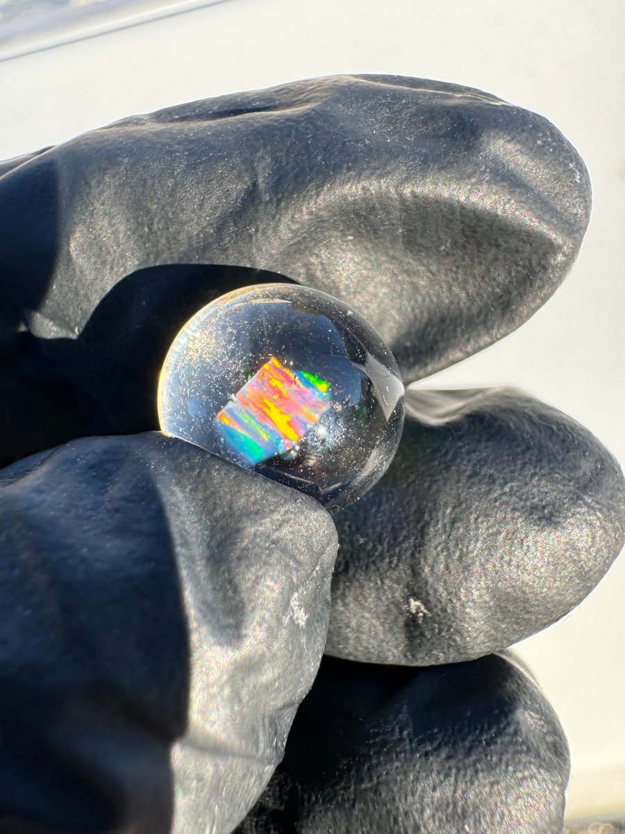 Floating Opal Valve (Middle Marble) | Heady Glass America