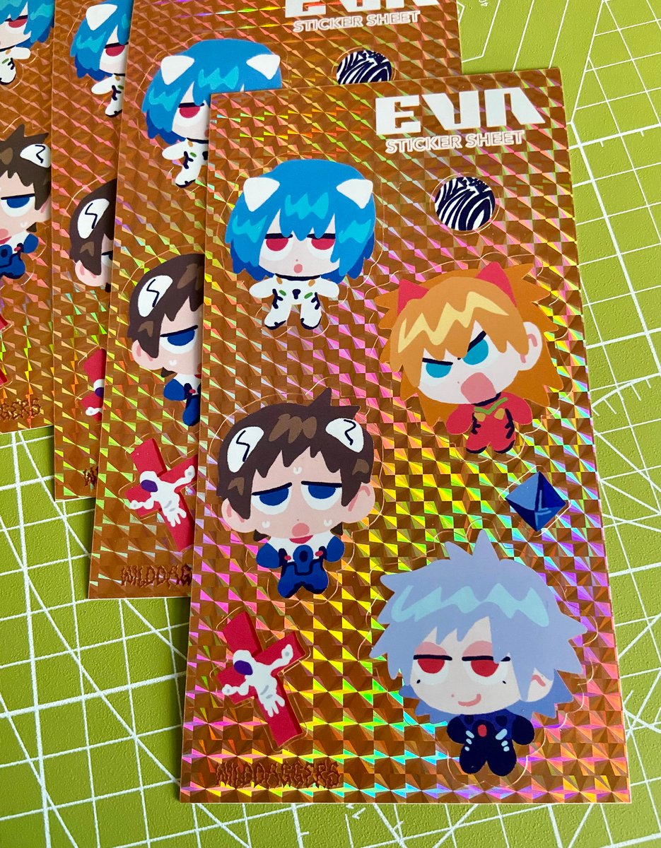 EVA Sticker Sheet | wilddaggers