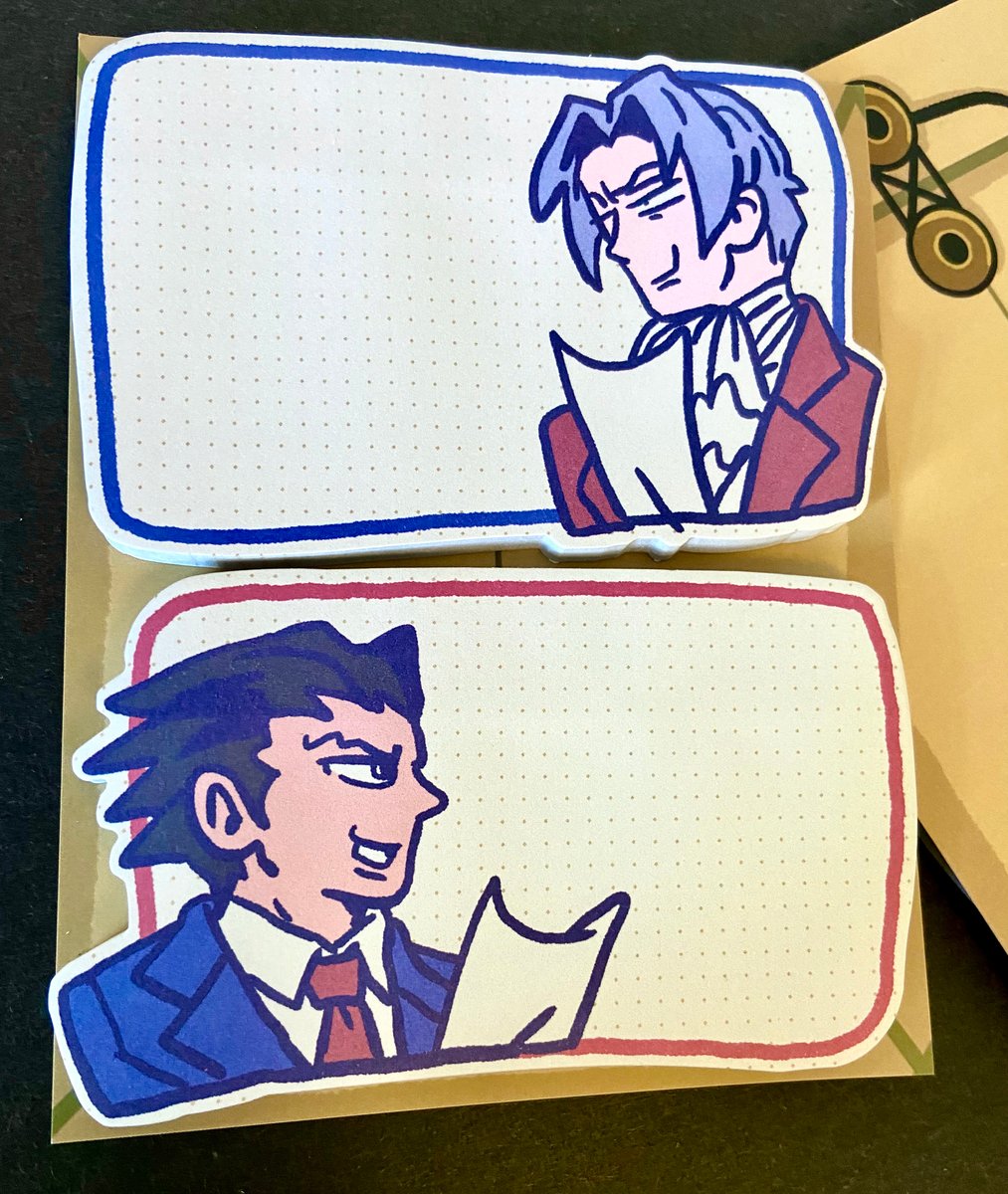 Ace Attorney Sticky Notepad Set | wilddaggers