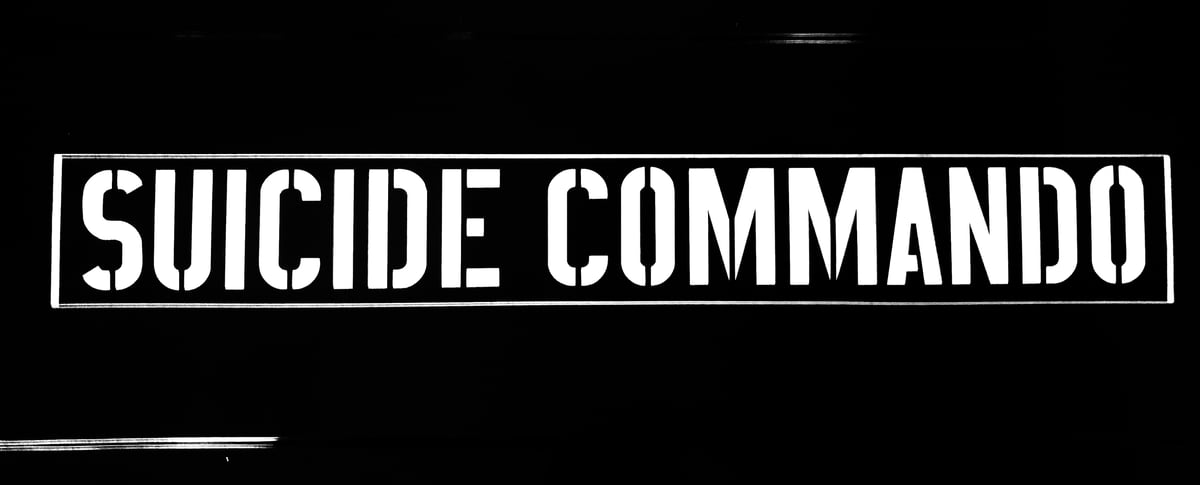 SUICIDE COMMANDO Sticker / suicide commando