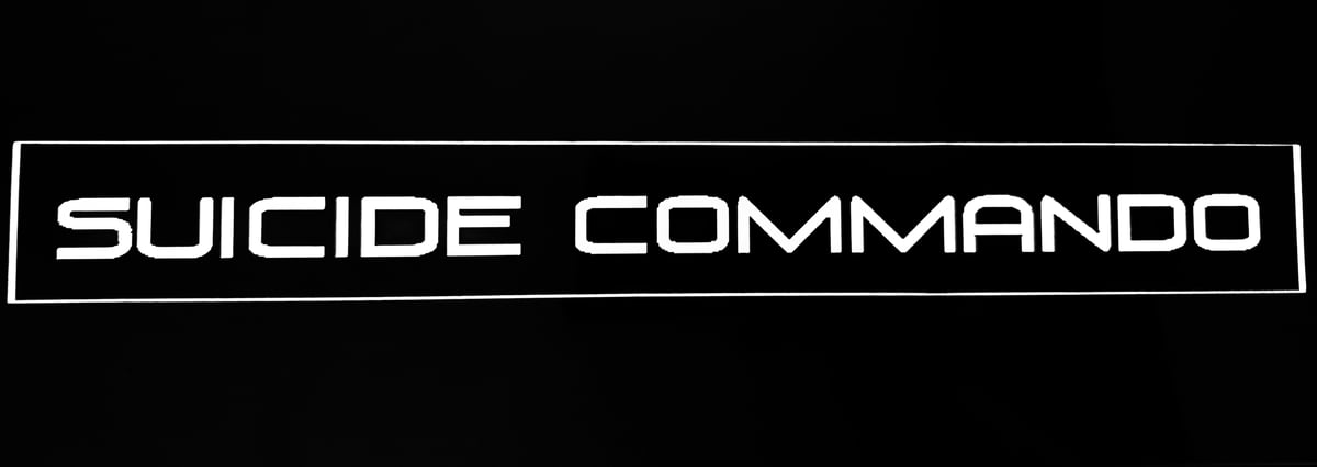 SUICIDE COMMANDO Sticker medium / suicide commando