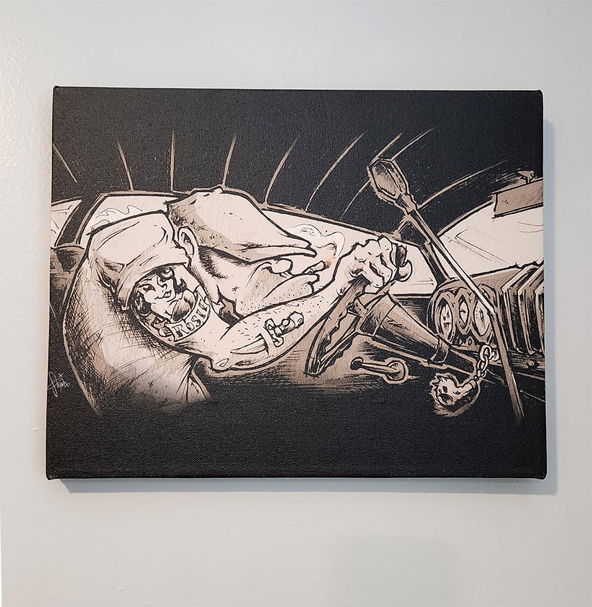 "Chopped" 11x14 canvas | SQUINDO