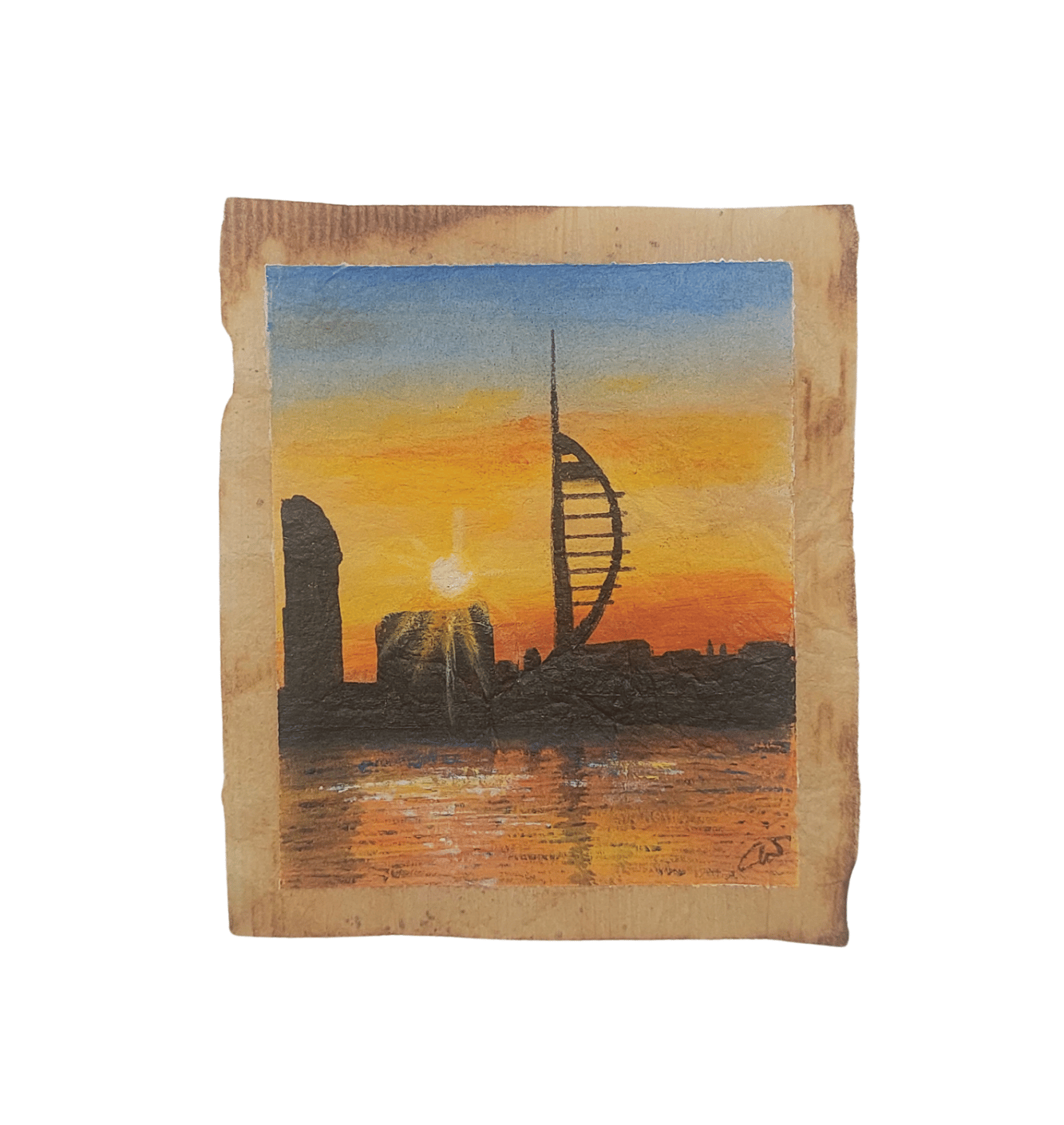 Spinnaker Tower sunset | Carolouise Art
