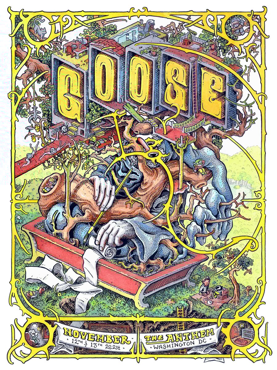 APs for Goose The Band / The Anthem Washington DC (hand signed and ...