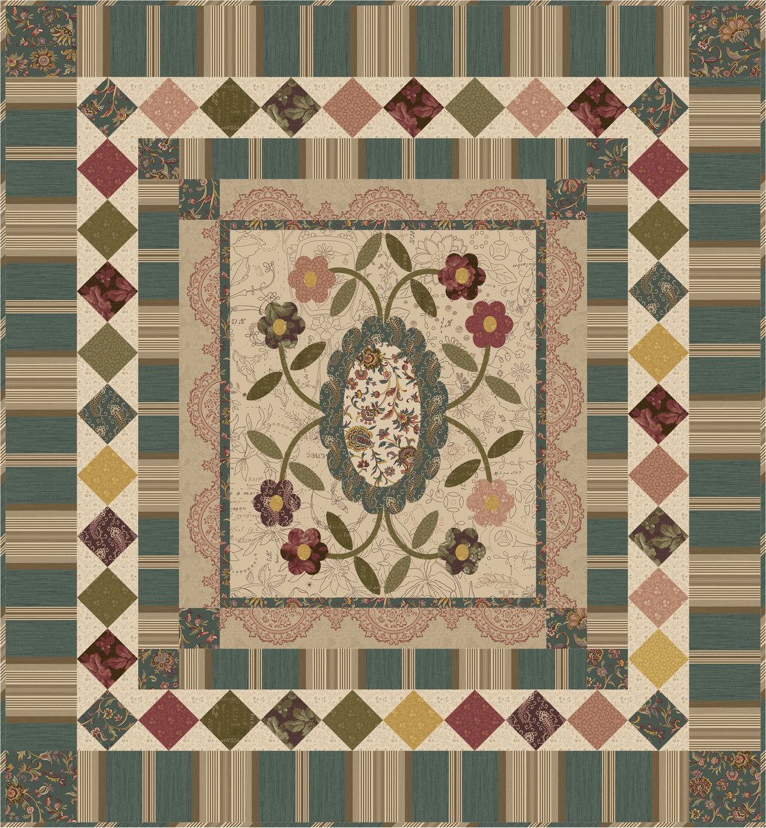 Cameo Medallion Pattern | Linen Closet Designs