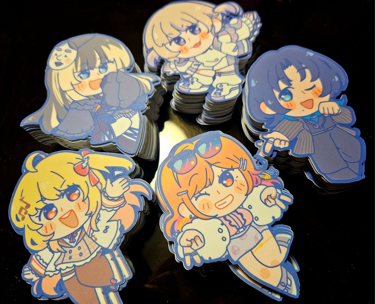 Hololive ReGloss Vinyl Stickers | limpachi