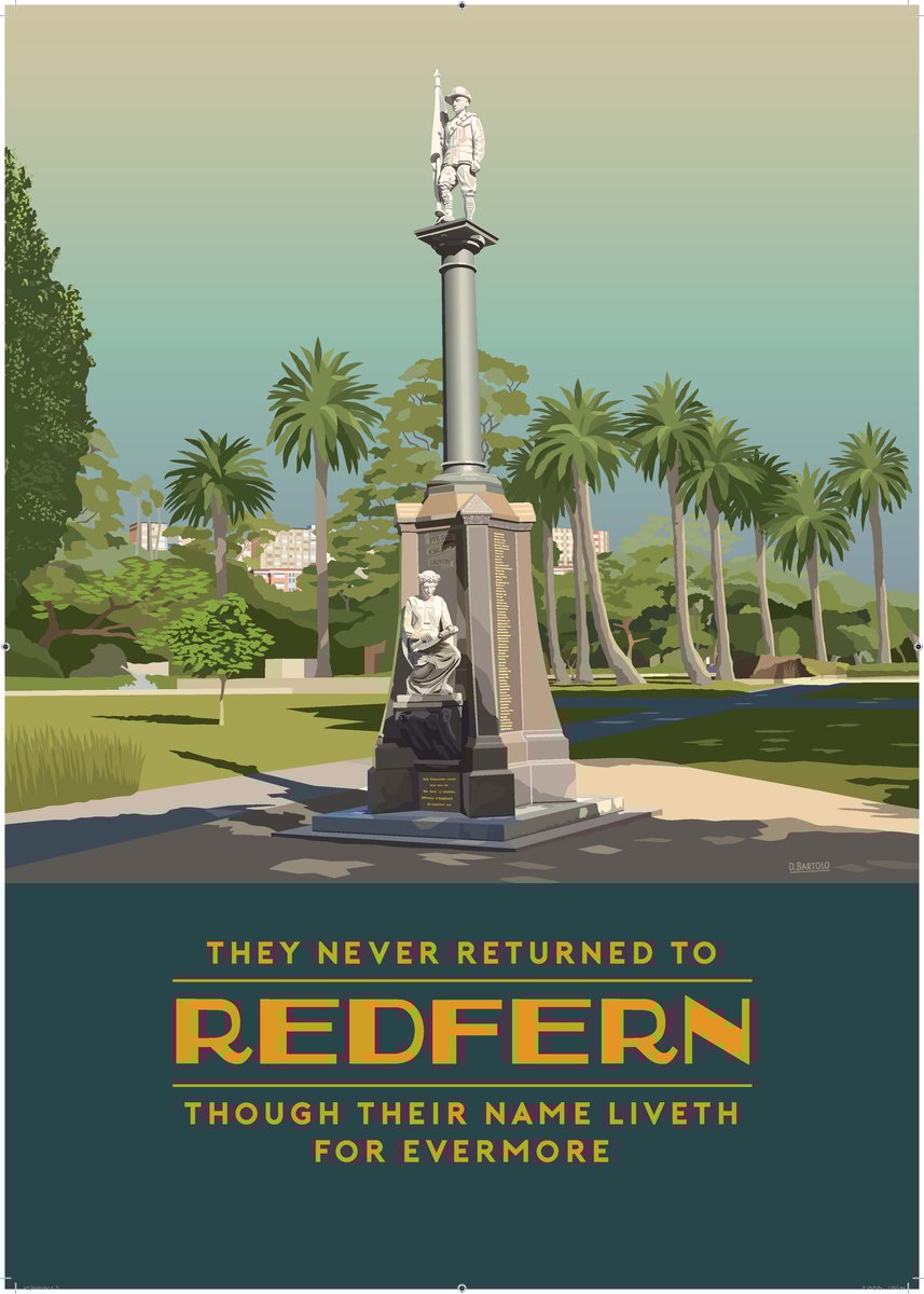 Print A2 Redfern Memorial by Domenic Bartolo | Anzac Memorial Shop
