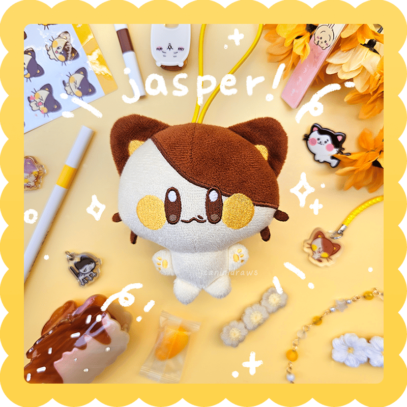 jasper the cat plushie | jeanini's art shop
