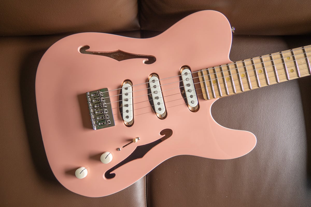 Archtop Thinline TL Shell Pink | ONPA Guitar