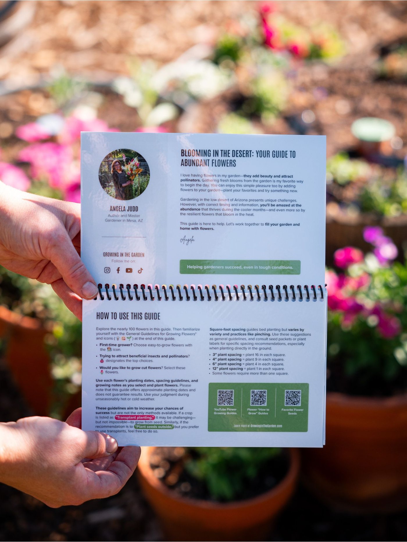 Low Desert AZ Flower Planting Guide | Laminated, Coil-Bound | Growing ...