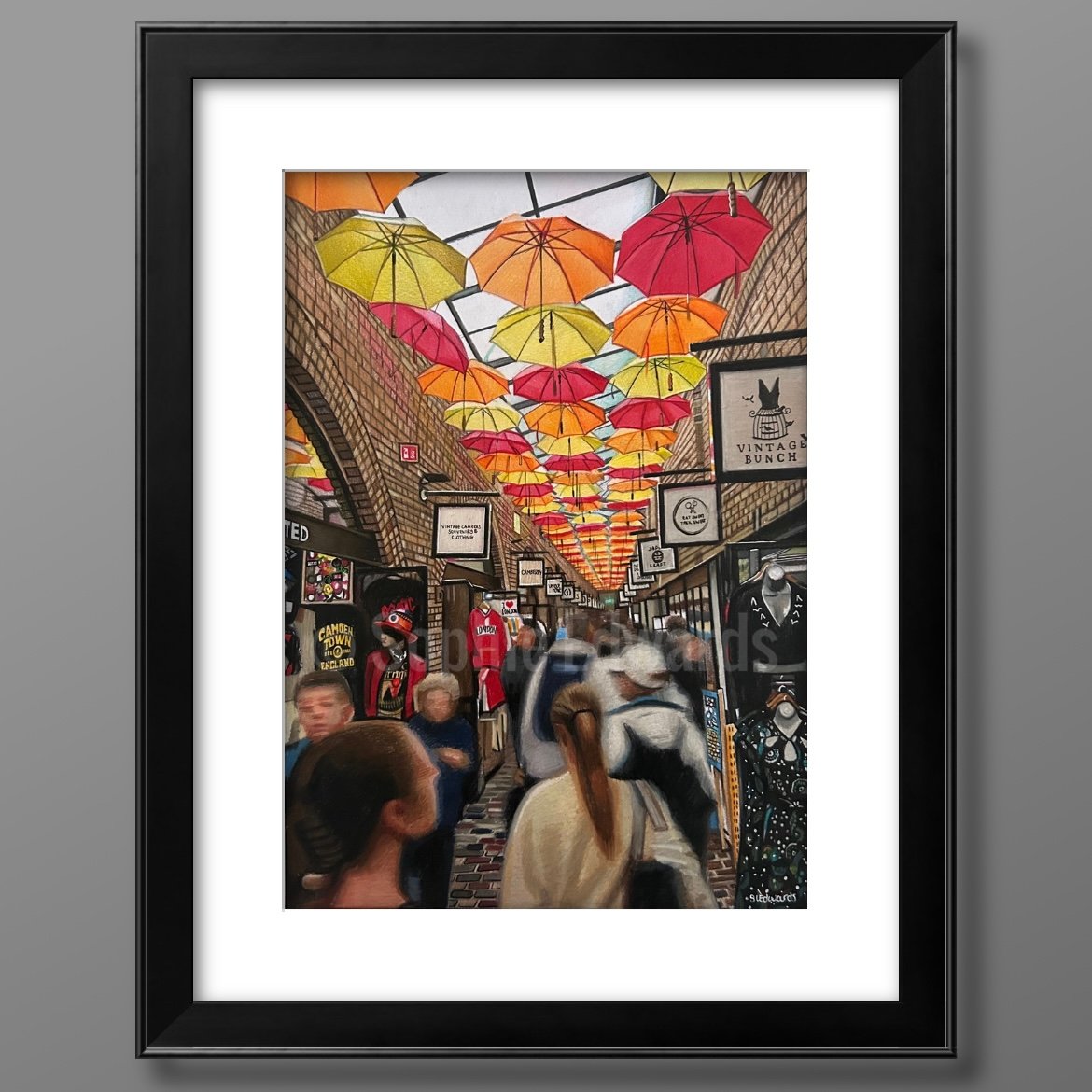 Original drawing of Camden Market | Sophie Edwards