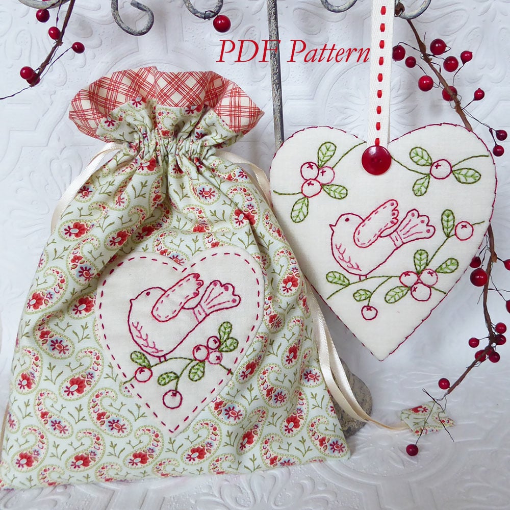 Marg Low Designs — Hearts & Berries PDF Pattern
