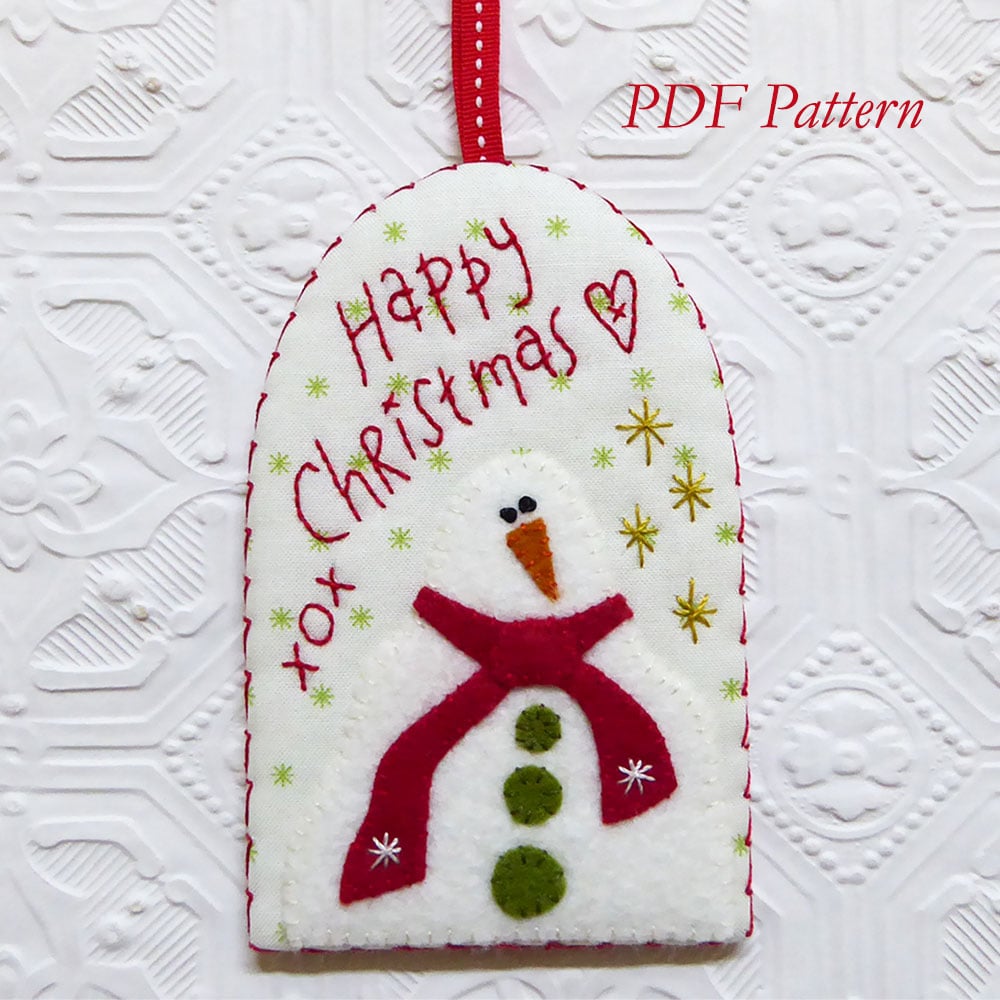 Marg Low Designs — Santa & Friends - Snowman PDF Pattern