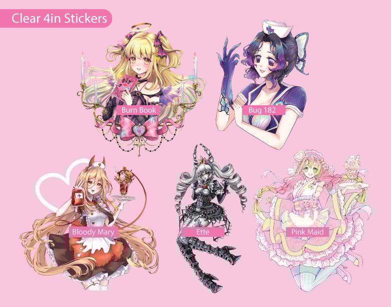 Fan Stickers | Rotten Pink