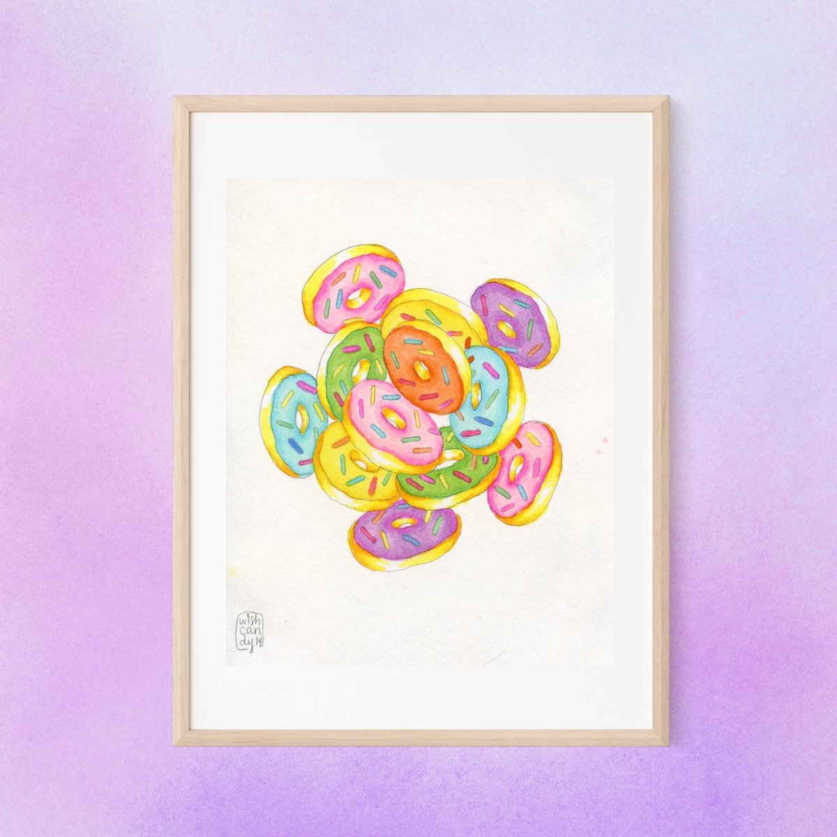 Katamari Doughnut - original drawing | wishcandy