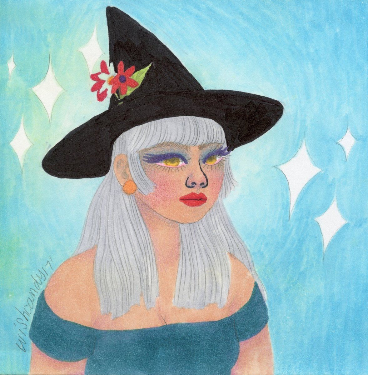 Bewitched - original drawing | wishcandy