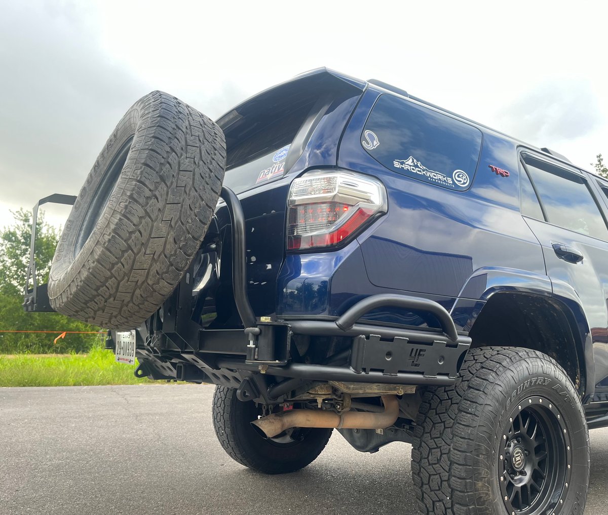 Crossmember delete 2010-2023 4Runner rear tube bumper | 4Lo Fabrication LLC