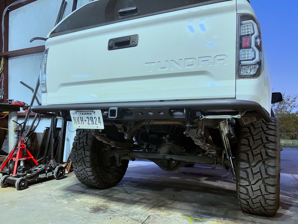 14+Tundra rear high clearance tube style bumper | 4Lo Fabrication LLC