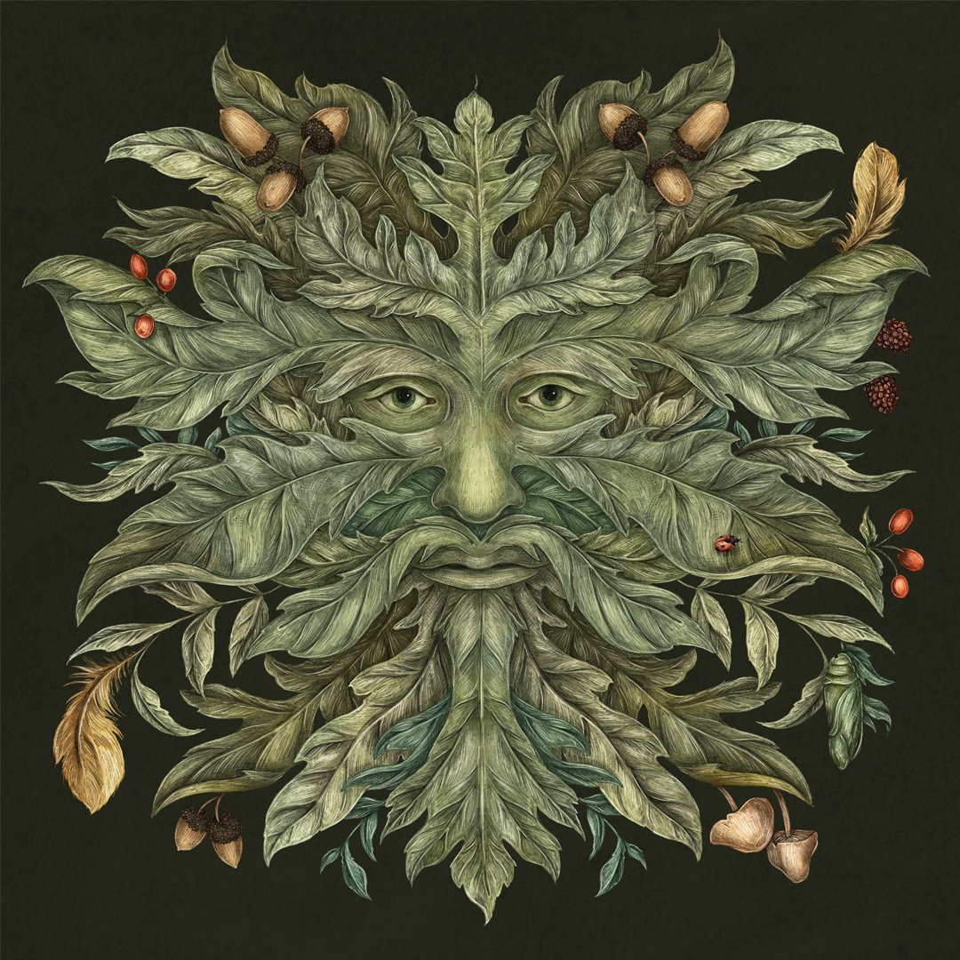 Green Man Print | Jessica Roux
