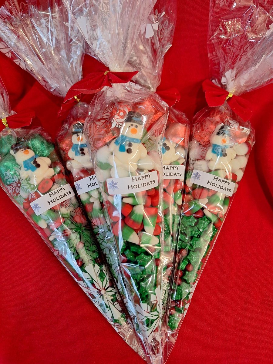 Christmas candy cone bags | The Chocolate House