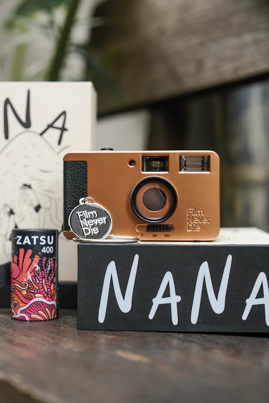 Nana 35mm Film Point and Shoot Reusable Camera Limited Bundle | CatLABS