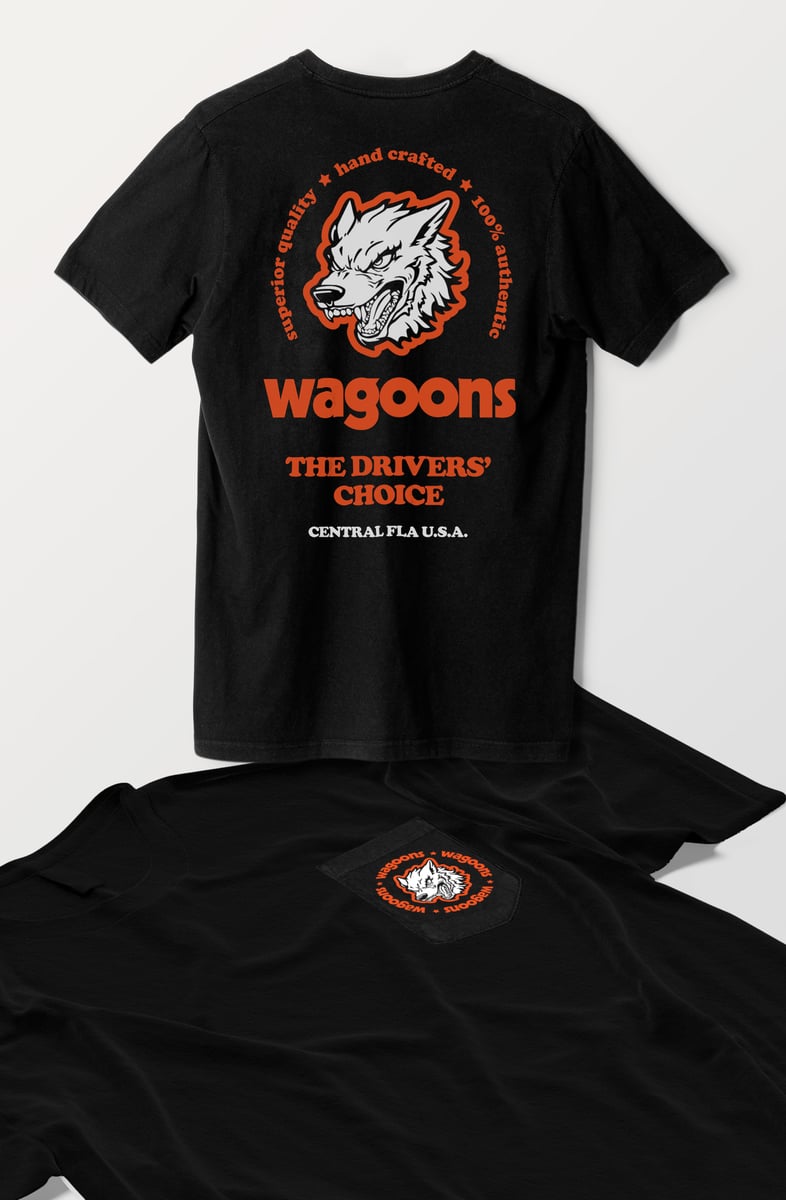 SUPERWOLF Pocket Tee [washed black] | the wagoons