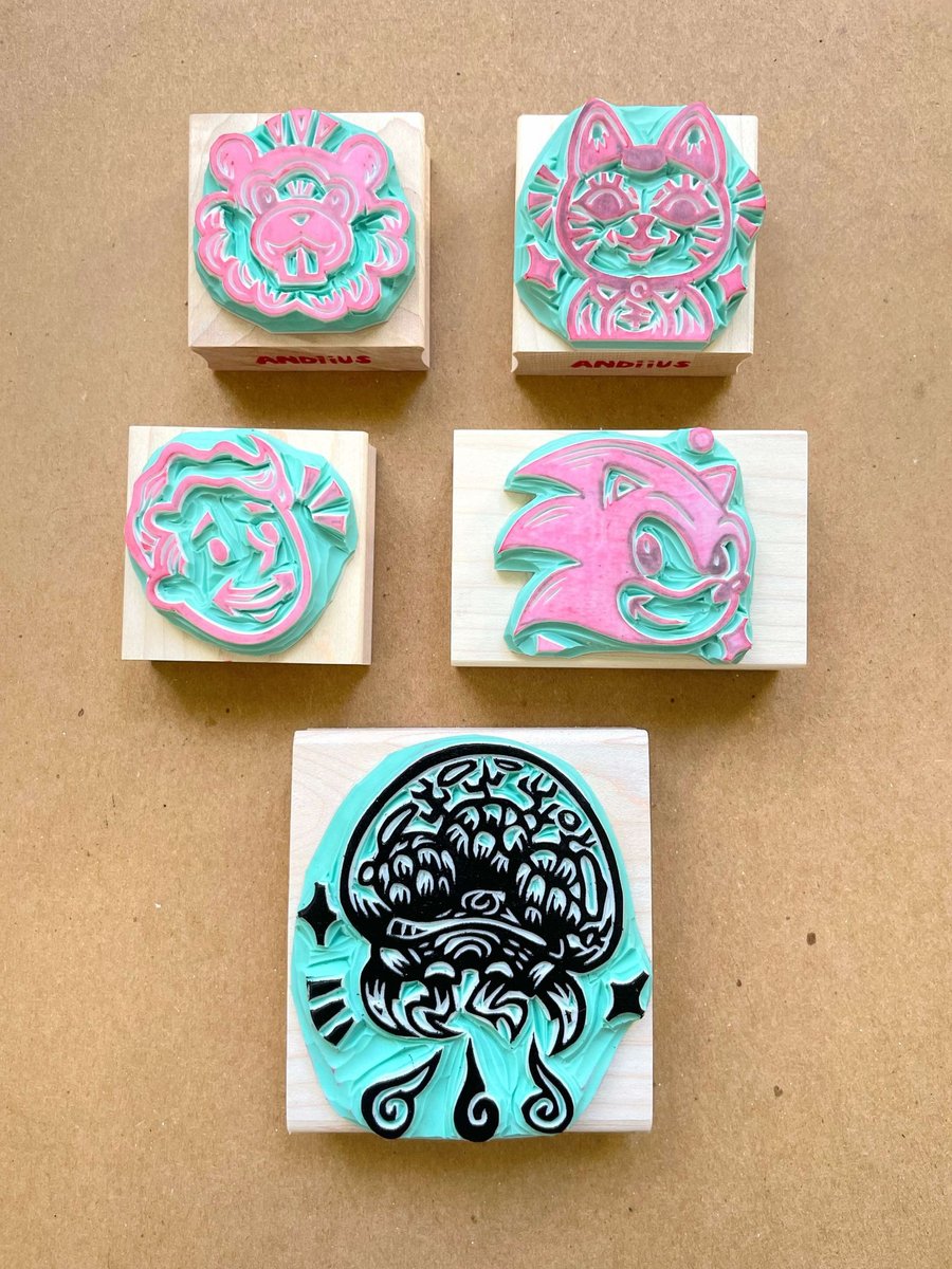 Small Handmade Stamps! | ANDIIUS