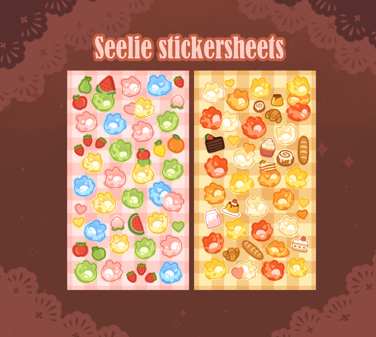 Seelie Stickersheets Genshin Impact | Milkytrickster