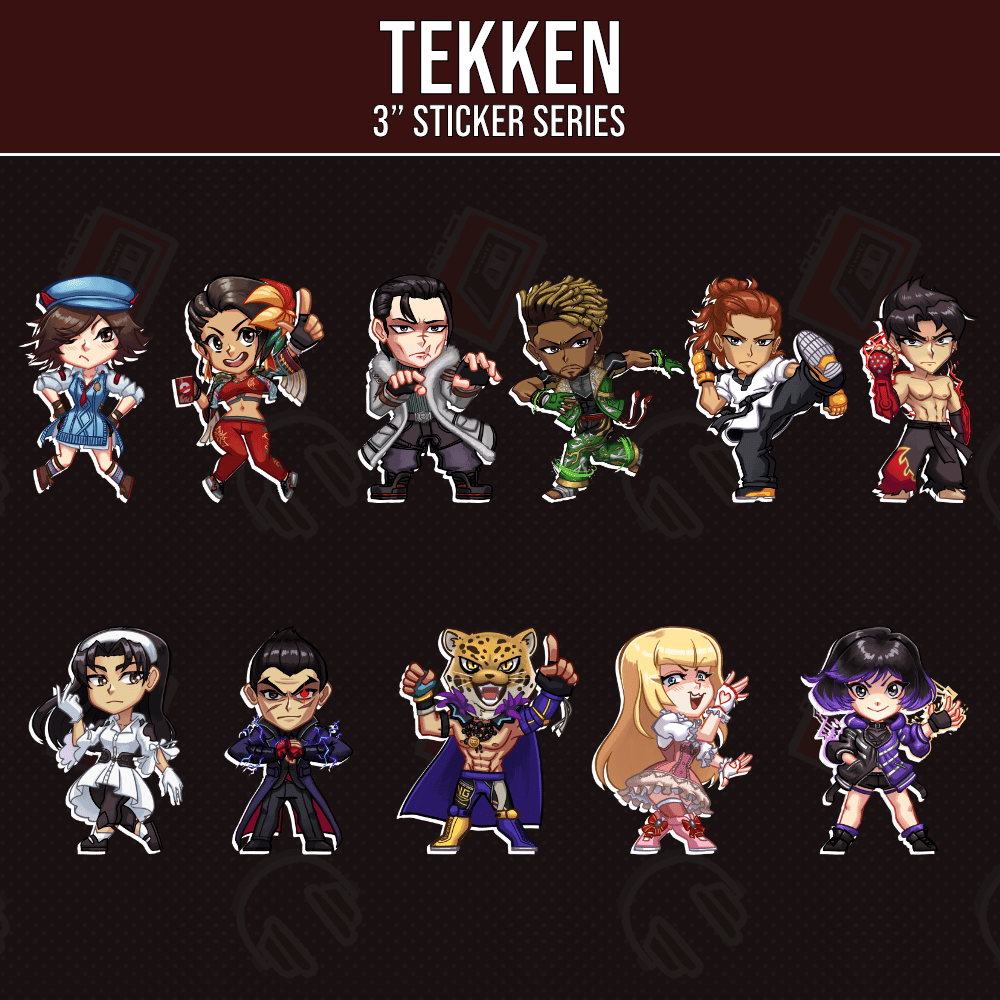 Tekken 8 Sticker Series | SHOP.KEETERZ.ART