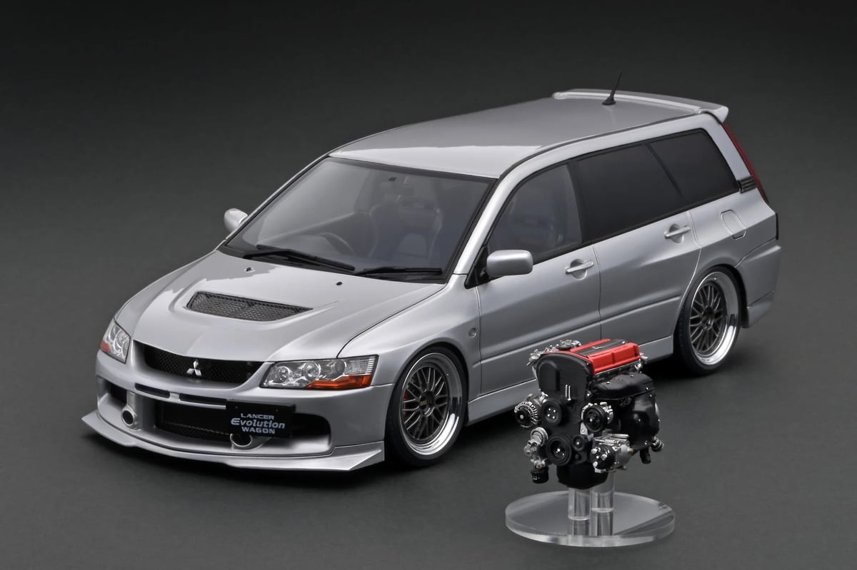 Mitsubishi Lancer Evolution Wagon (CT9W) Silver With 4G63 engine ...