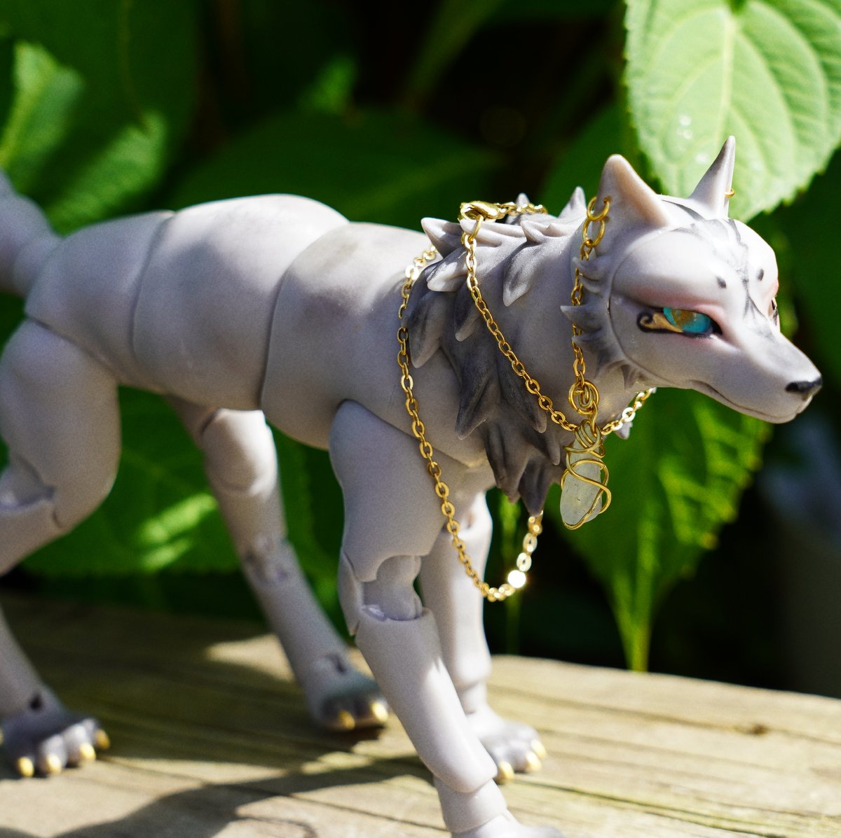 Hallow Wolf - Ash Grey OOAK BJD [PROTOTYPE] | Artiche Dolls