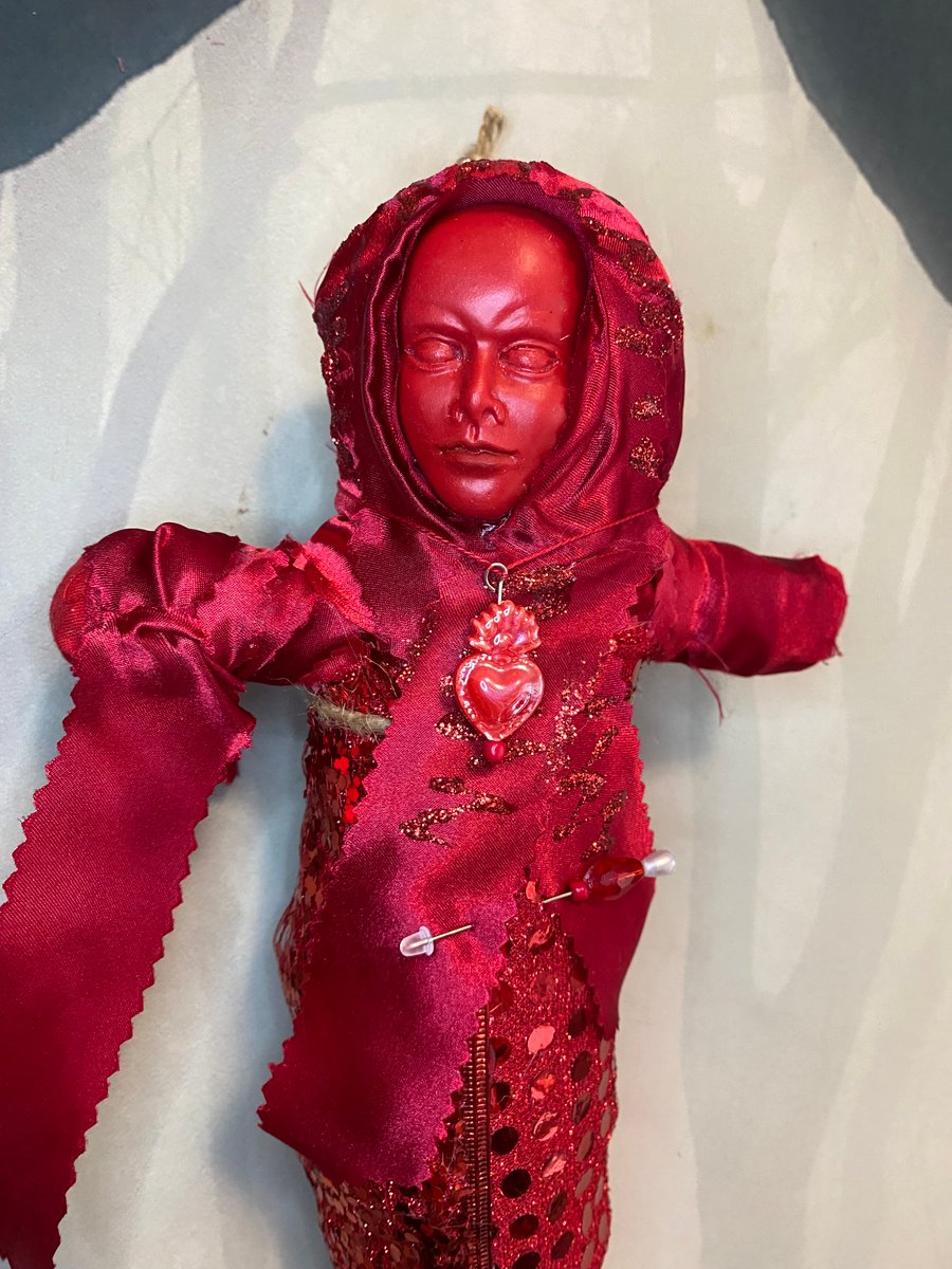 Red Love Voodoo Doll by Ugly Shyla | uglyshyla